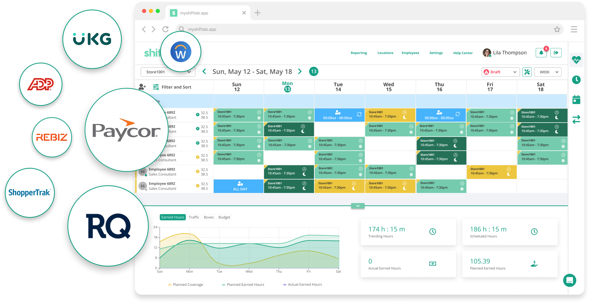 Shiftlab Time Clock App: Smart Time Clock for Retail Employees